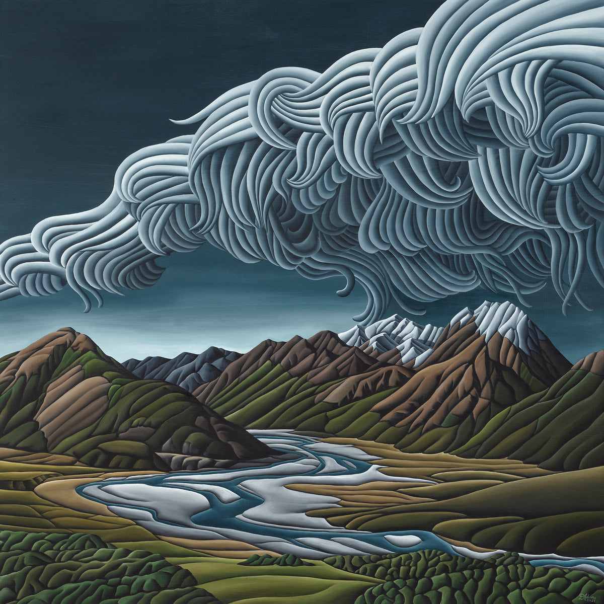 Te Awa Whakatipu – Diana Adams Art