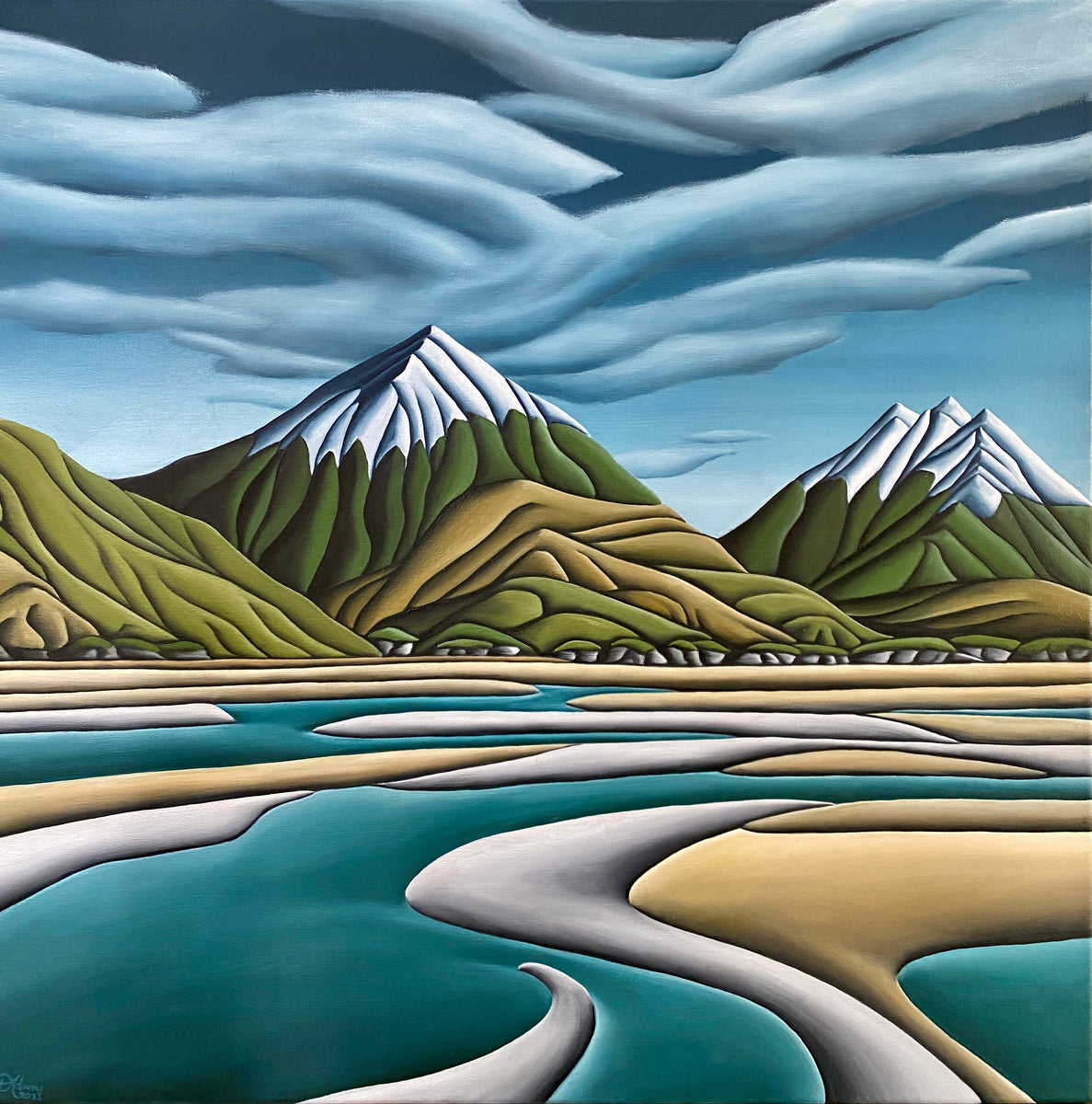 Into the Dart (SOLD) – Diana Adams Art