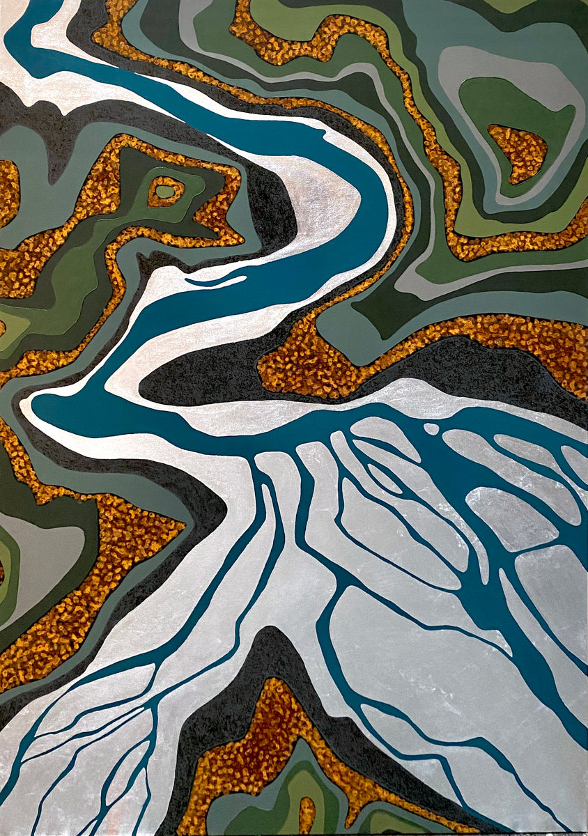 Esk River Confluence – Diana Adams Art